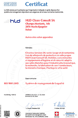 Certification ISO